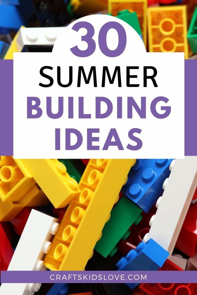 Free Printable Summer Building Challenge - Crafts Kids Love
